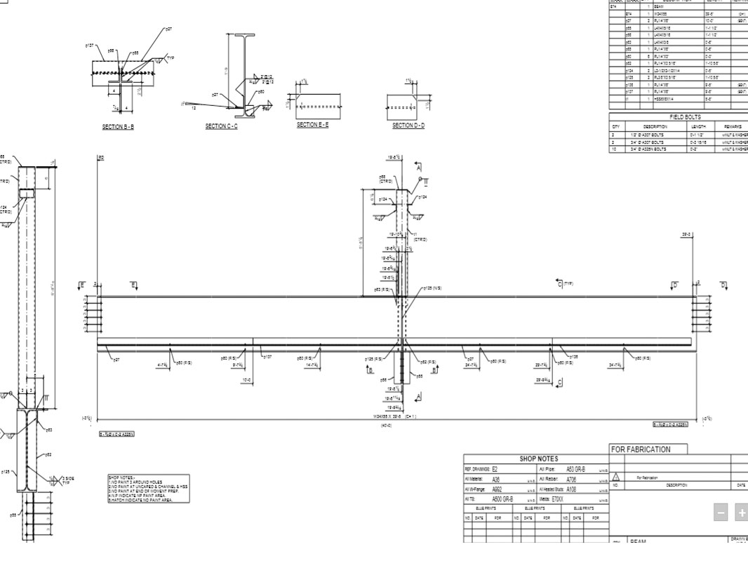 Beam | Welcome to Steel Detailing Firm - (SDF)